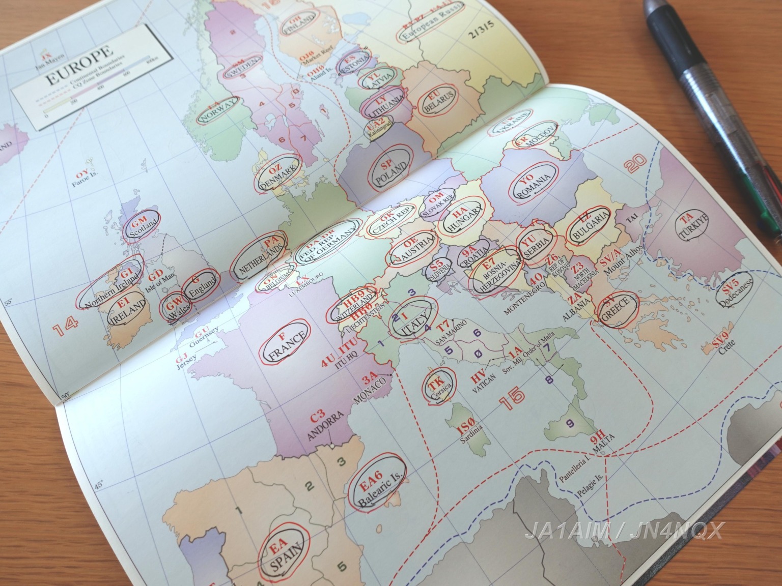 FT8のおかげでやっと活用できた「DX World Atlas」 | JA1AIM / JN4NQX